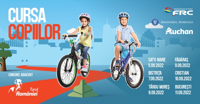 Turul Romaniei (6-11 septembrie), organizeaza sase competitii de