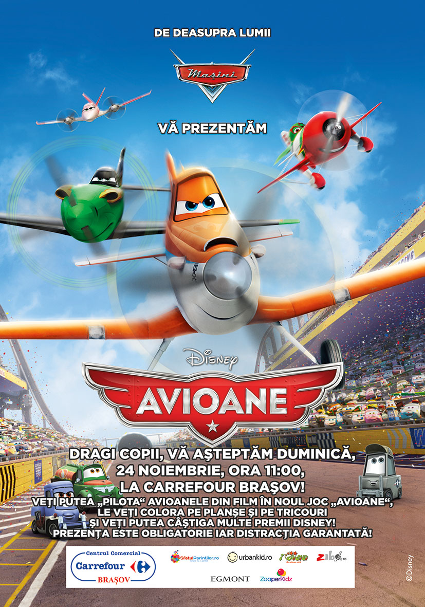 Duminica, eveniment "AVIOANE" pentru copii la Centrul Comercial C