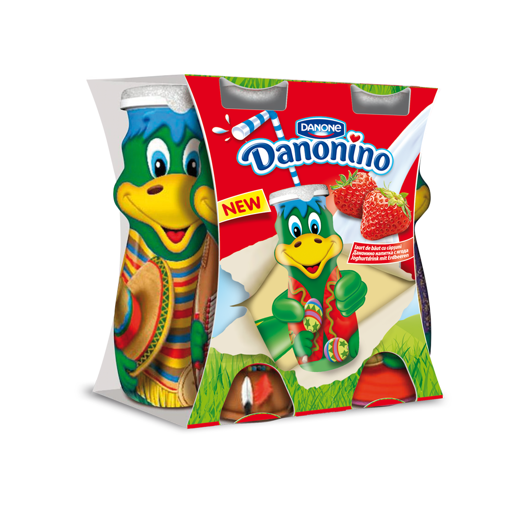 In premiera, Danone introduce un nou iaurt de baut in 12 sticlute