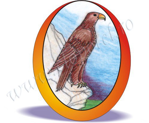 Dictionar ilustrat : Pajura :: Royal eagle :: Aigle imperial :: Greif